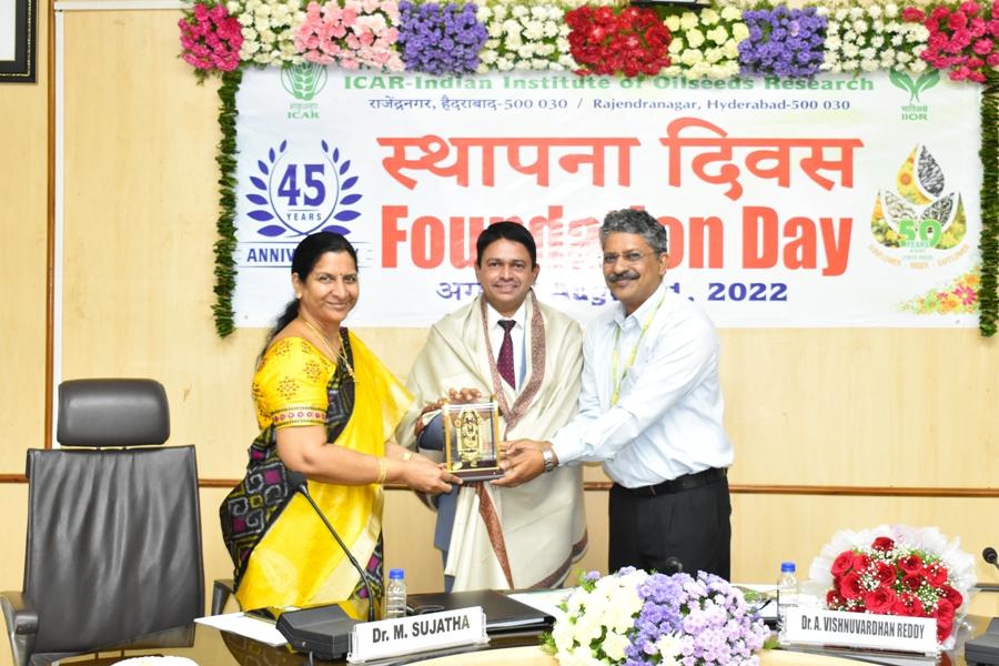 45th Foundation day celebrations at ICAR-IIOR | ICAR-Indian Institute ...