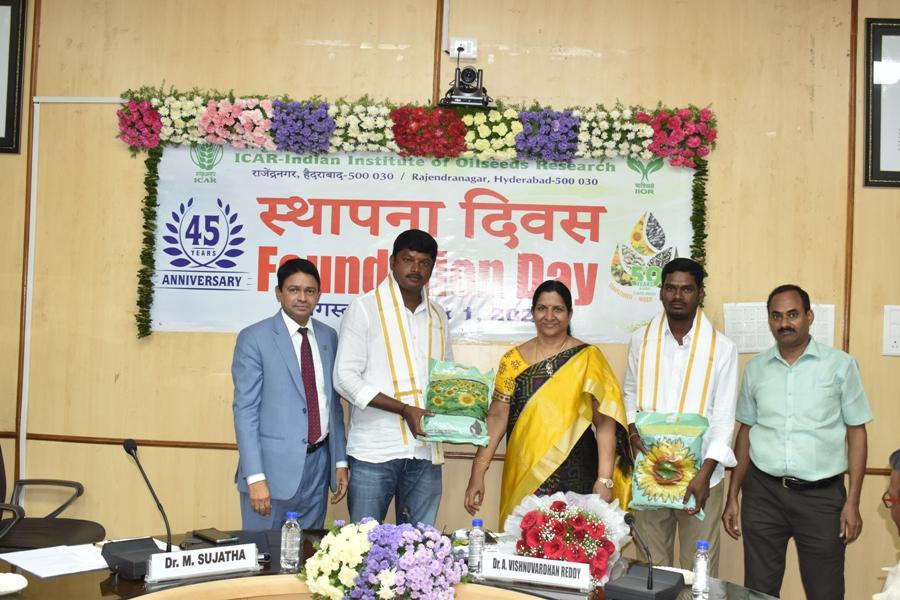 45th Foundation day celebrations at ICAR-IIOR | ICAR-Indian Institute ...