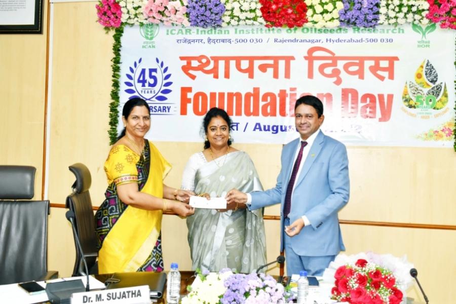 45th Foundation day celebrations at ICAR-IIOR | ICAR-Indian Institute ...