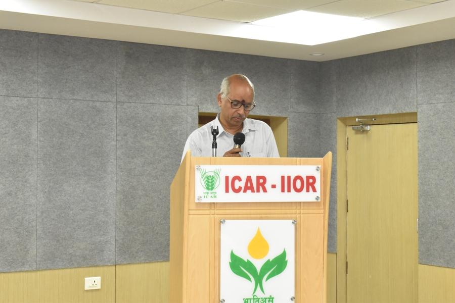 Retirement of Mr.E.V.R.K.Prasad, Assistant | ICAR-Indian Institute Of ...